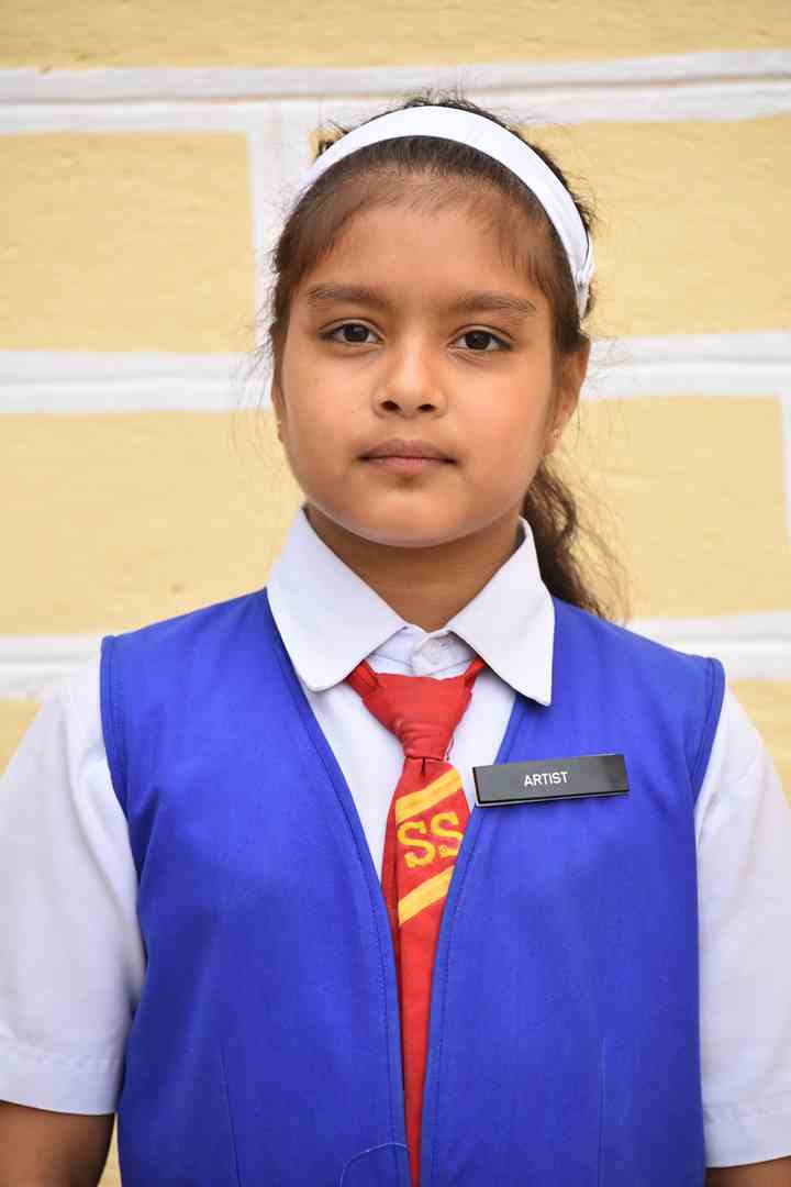 ARTIST BHAVYA SALGIA CLASS IV C – Sophia Senior Secondary School