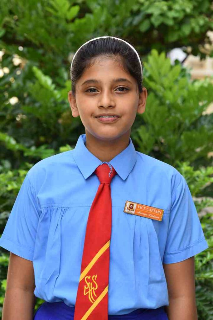 JUNIOR VICE CAPTAIN (AMBER HOUSE) ANANYA KADYAN CLASS VII C – Sophia ...