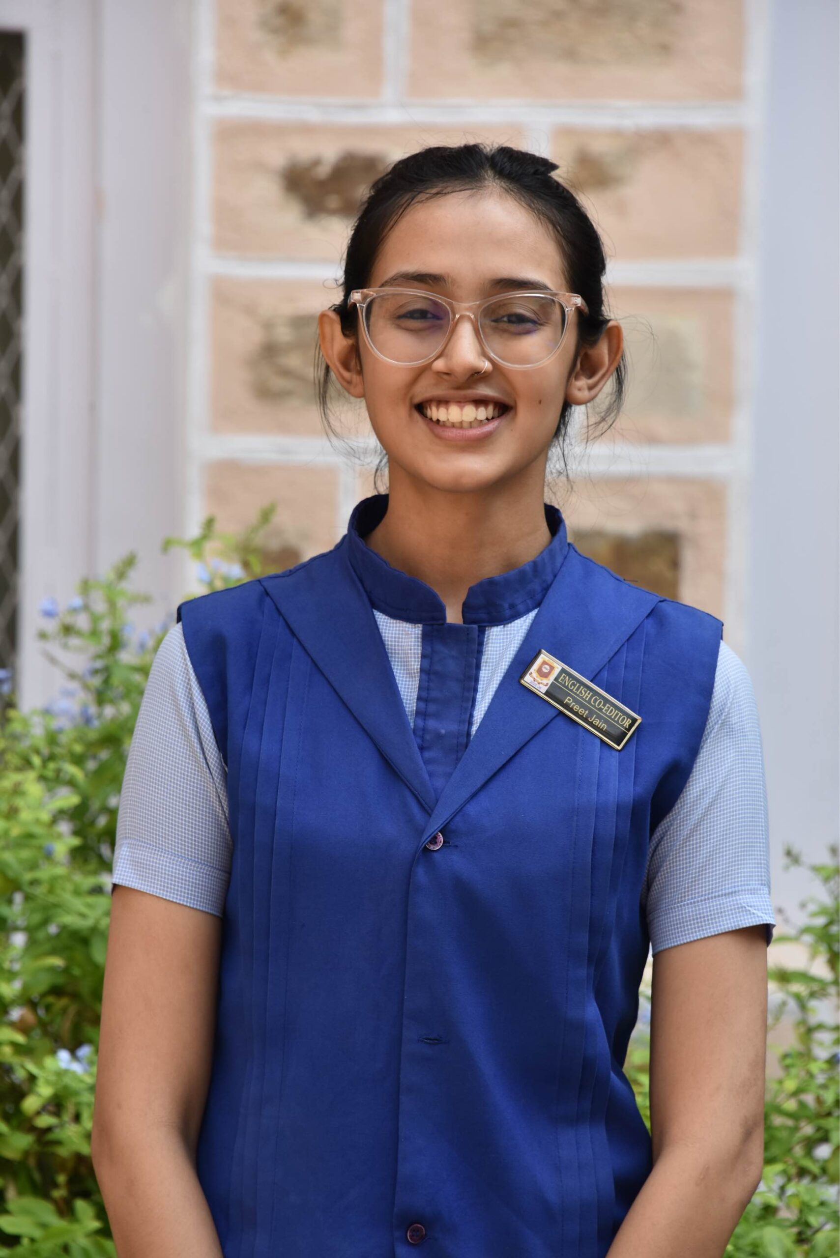 ENGLISH CO-EDITOR 1 PREET JAIN CLASS XII D – Sophia Senior Secondary School